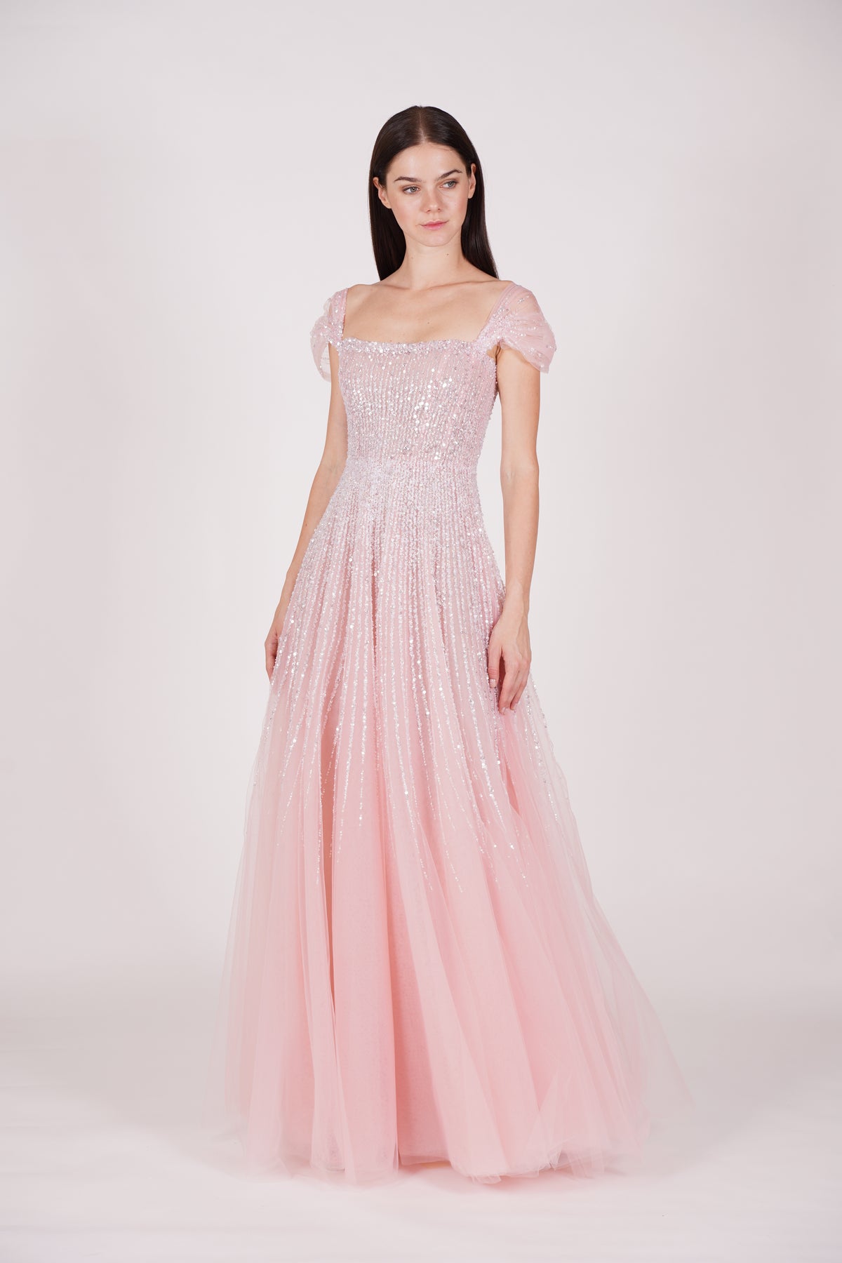 Pastel Pink Tulle Dress — Hanayen Couture